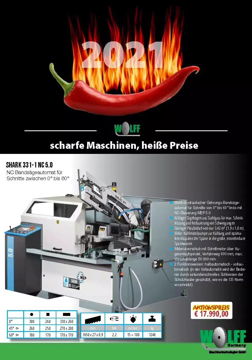 Exklusiv-Vertretung für MEP Metallbandsägen und Metallkreissägen, Femi ...